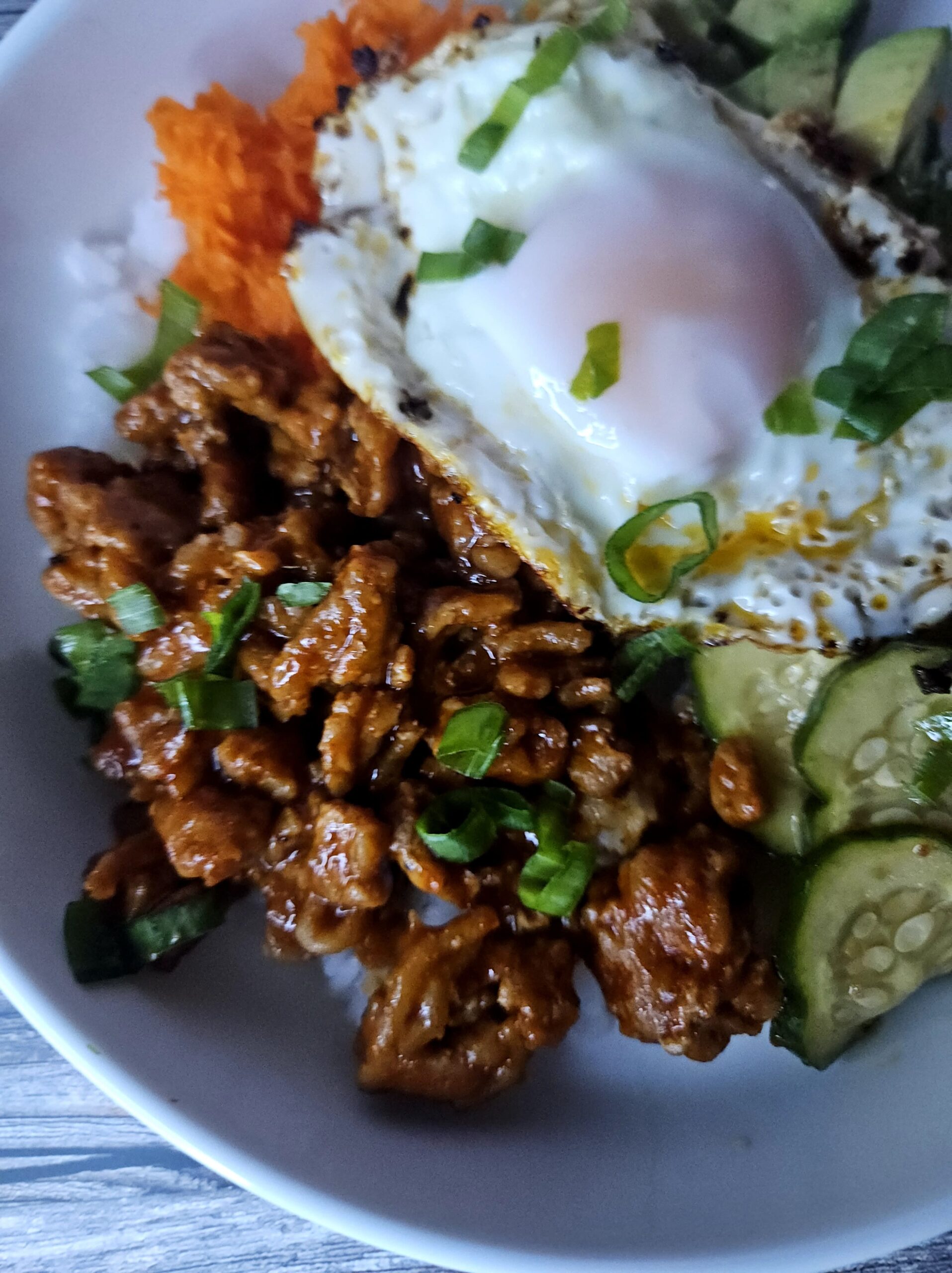 The Best Gochujang Chicken Rice Bowl With Spicy Pickled Cucumbers